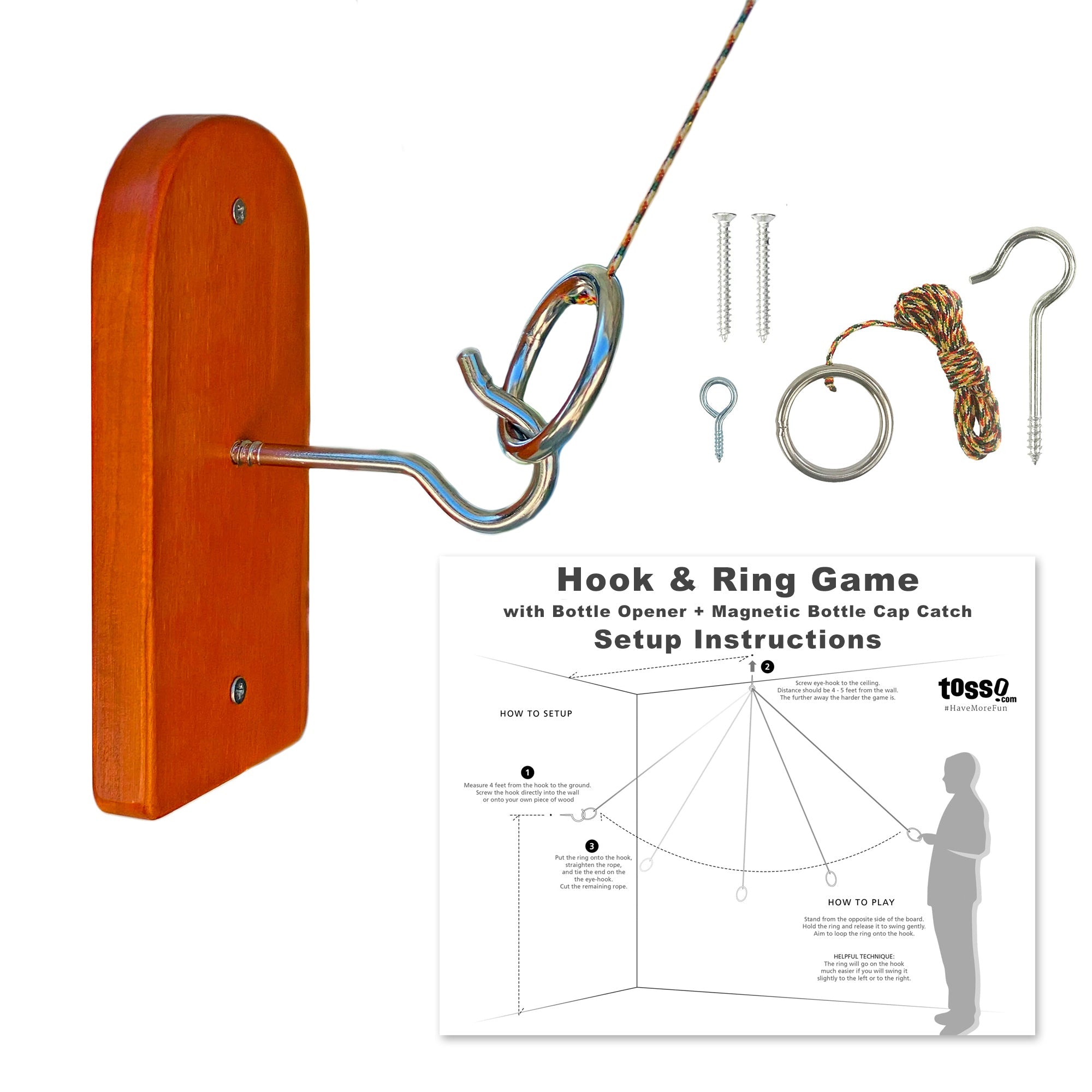 Basic Hook and Ring Game Vivere USA
